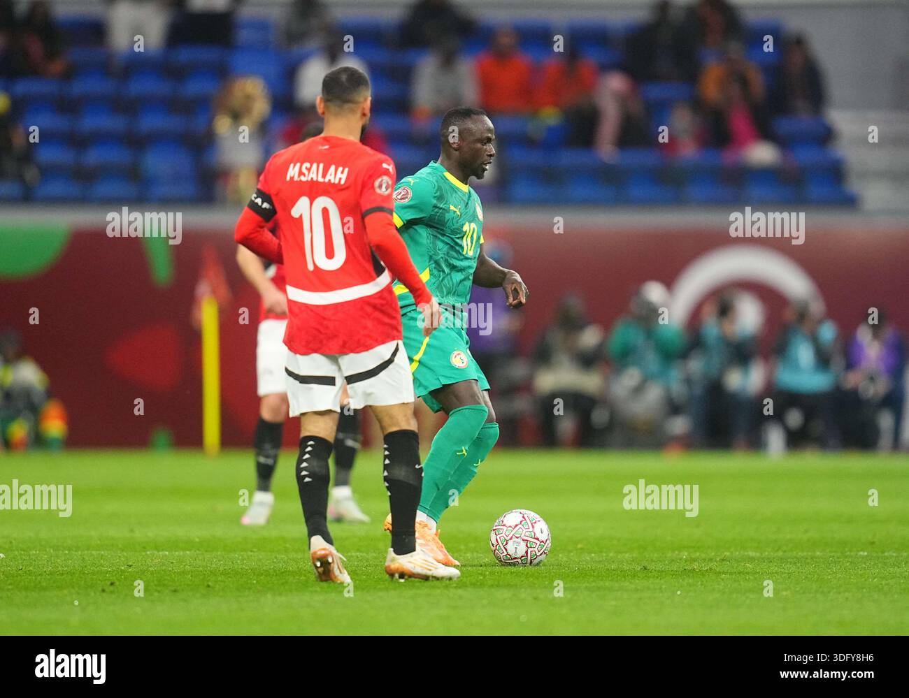 January 14 2026: Mohamed Salah Mahrous Ghaly of Egypt and Sadio Mane of ...