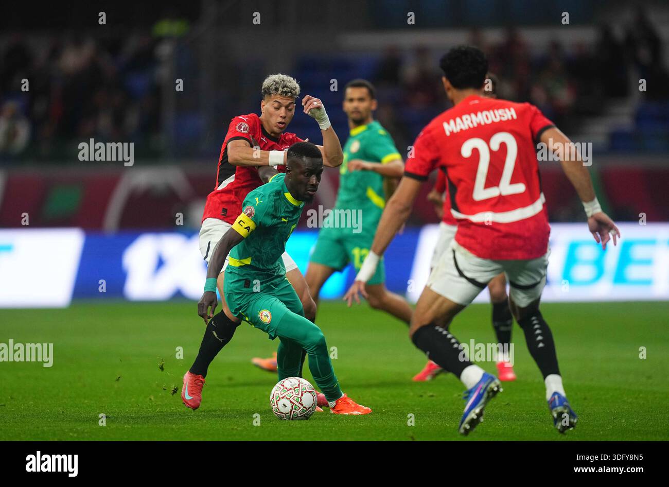January 14 2026: Idriss Gana Gueye of Senegal controls the ball during ...