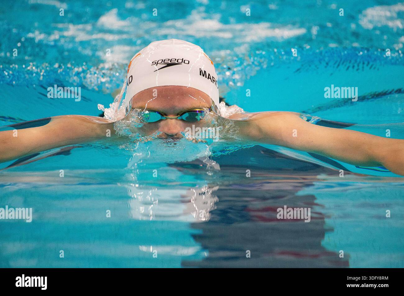January 14, 2026: Leon Marchand competing in the menÃ s 200 LC Meter ...
