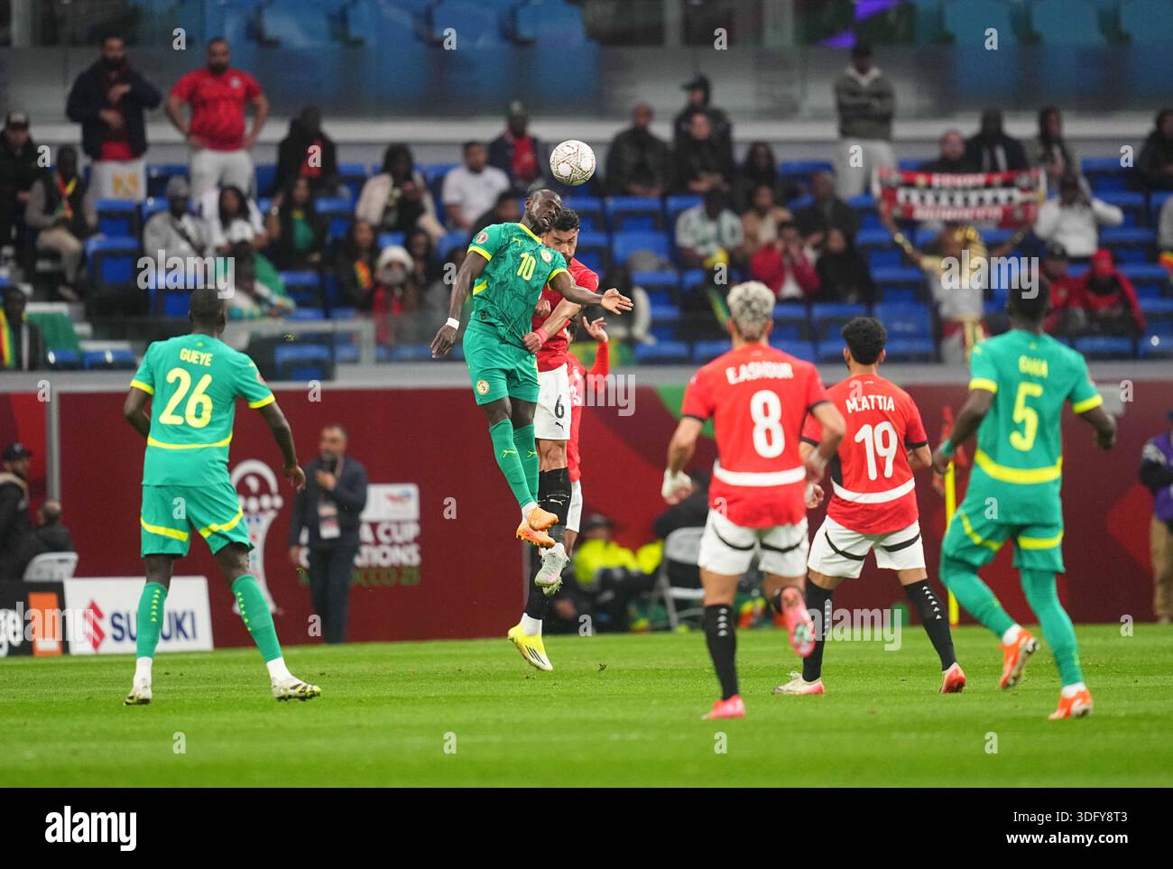 January 14 2026: Sadio Mane of Senegal and Yassr Ahmed Ibrahim Elhanafy ...