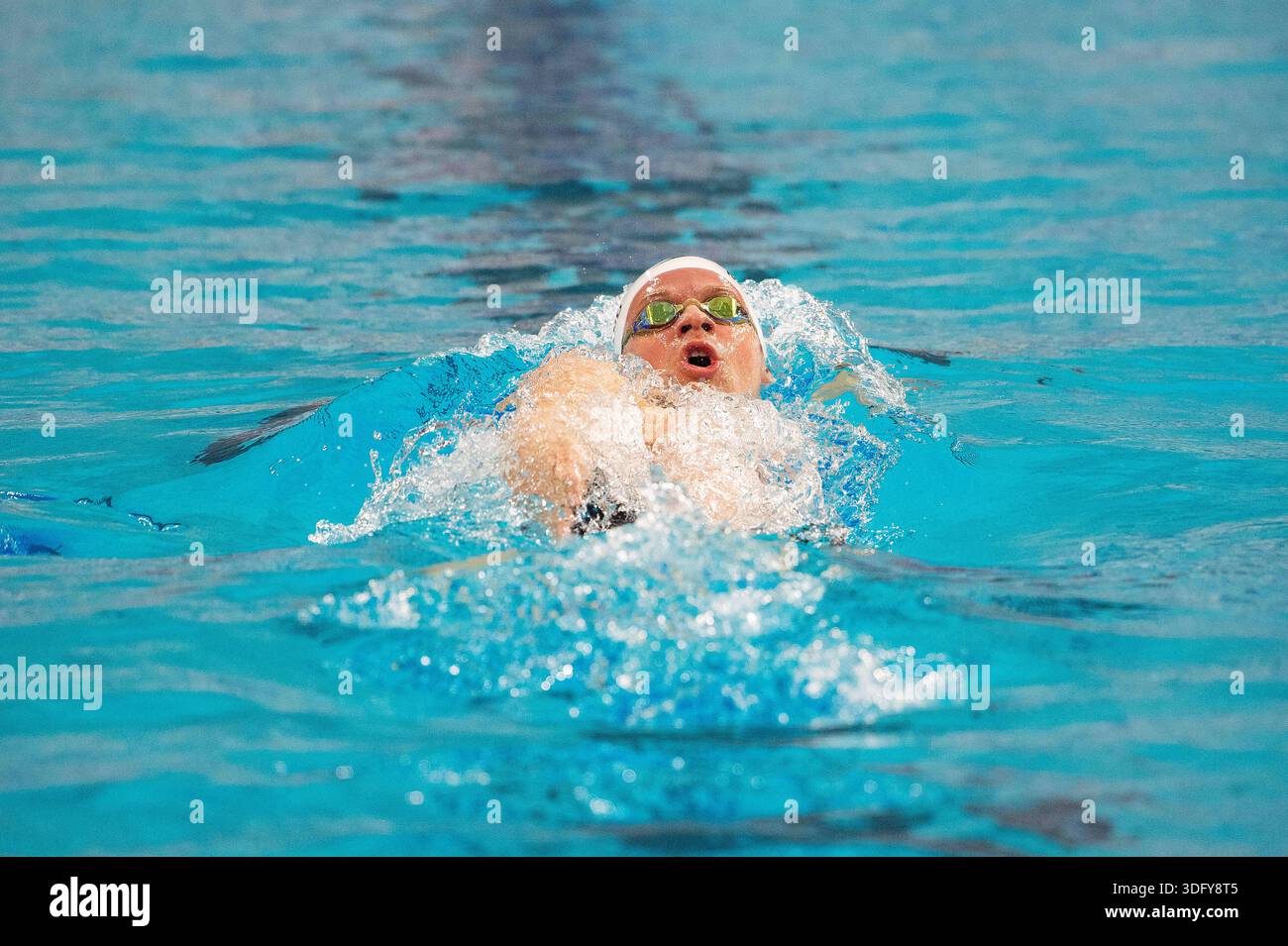 January 14, 2026: Leon Marchand competing in the menÃ s 200 LC Meter ...