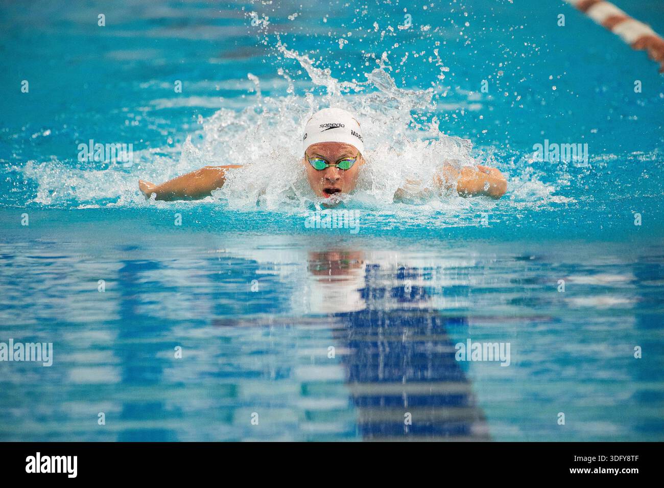 January 14, 2026: Leon Marchand competing in the menÕs 200 LC Meter ...