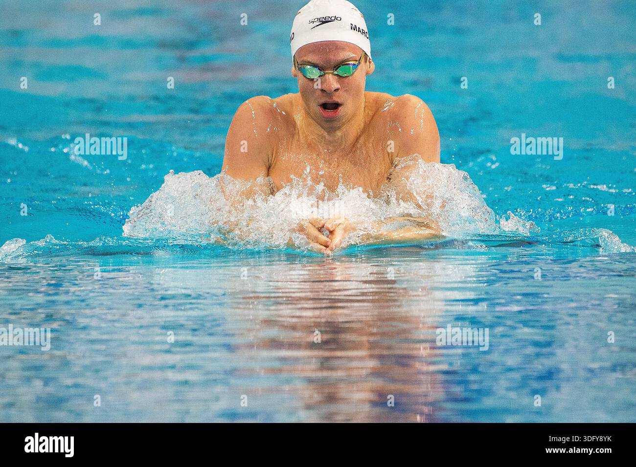 January 14, 2026: Leon Marchand competing in the menÕs 200 LC Meter ...