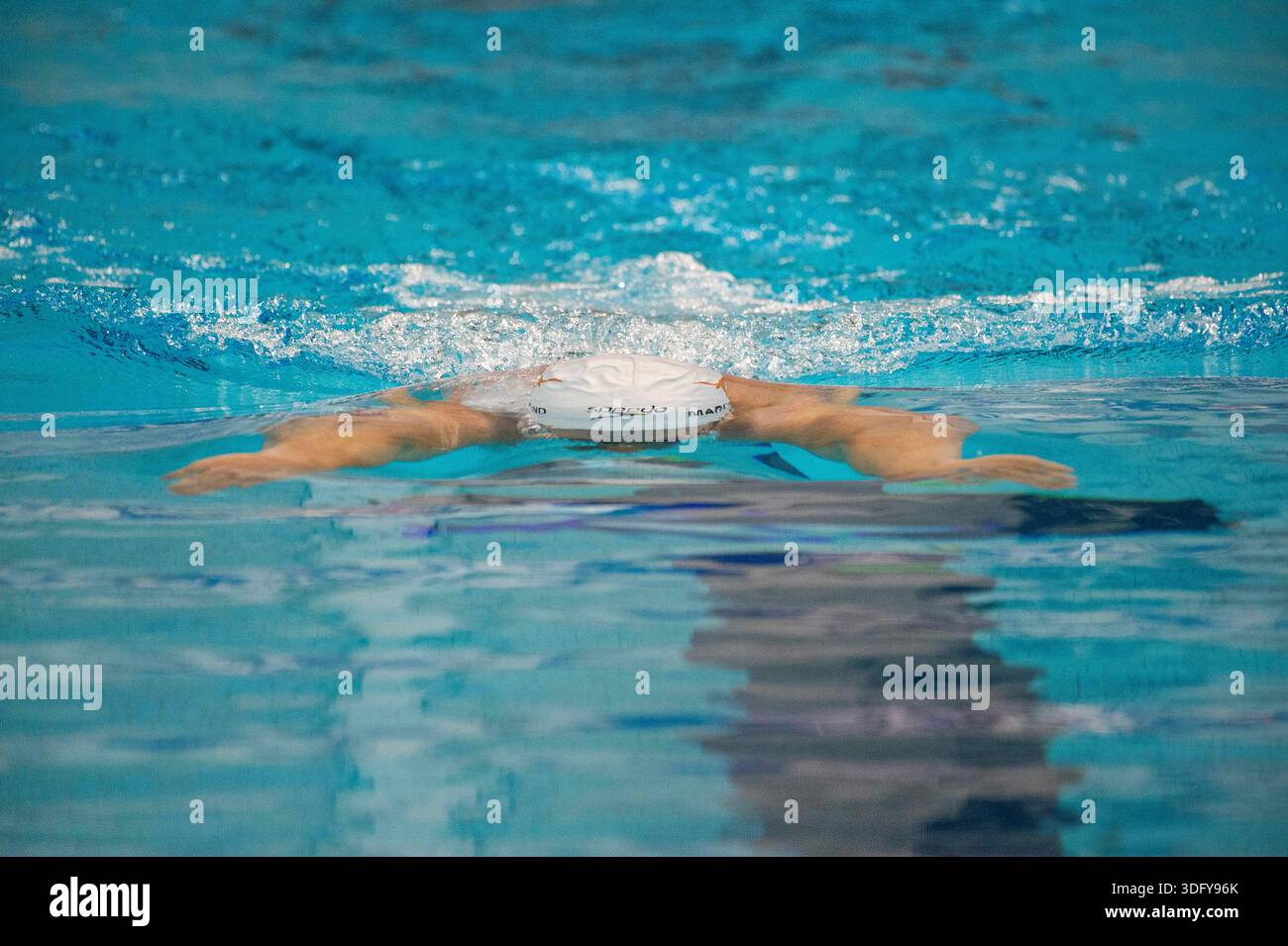 January 14, 2026: Leon Marchand competing in the menÕs 200 LC Meter ...