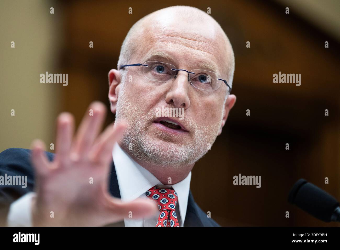 UNITED STATES - JANUARY 14: FCC Chairman Brendan Carr testifies during ...