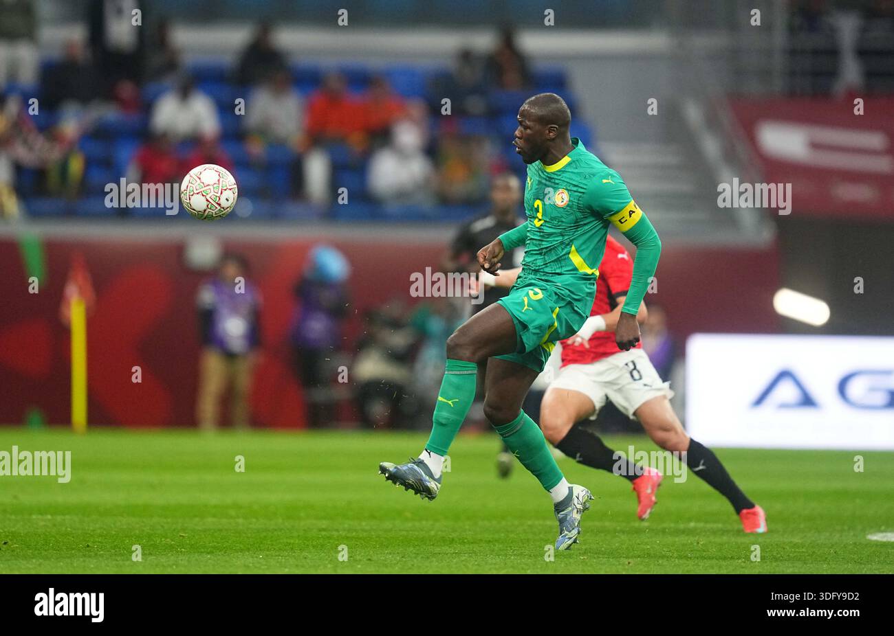 January 14 2026: Kalidou Koulibaly of Senegal controls the ball during ...