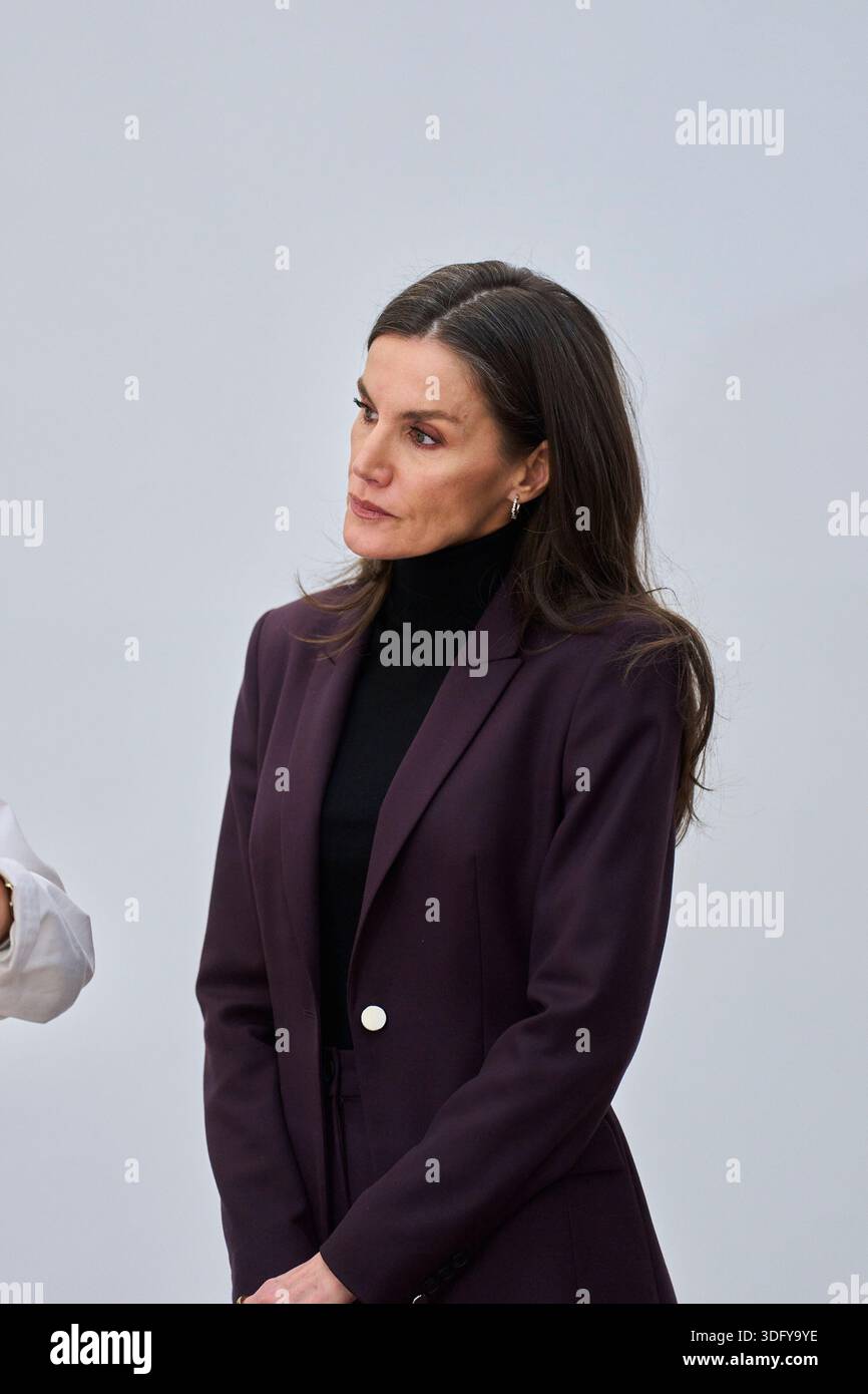 Queen Letizia of Spain visits to the project 'Save the Photos UPV ...
