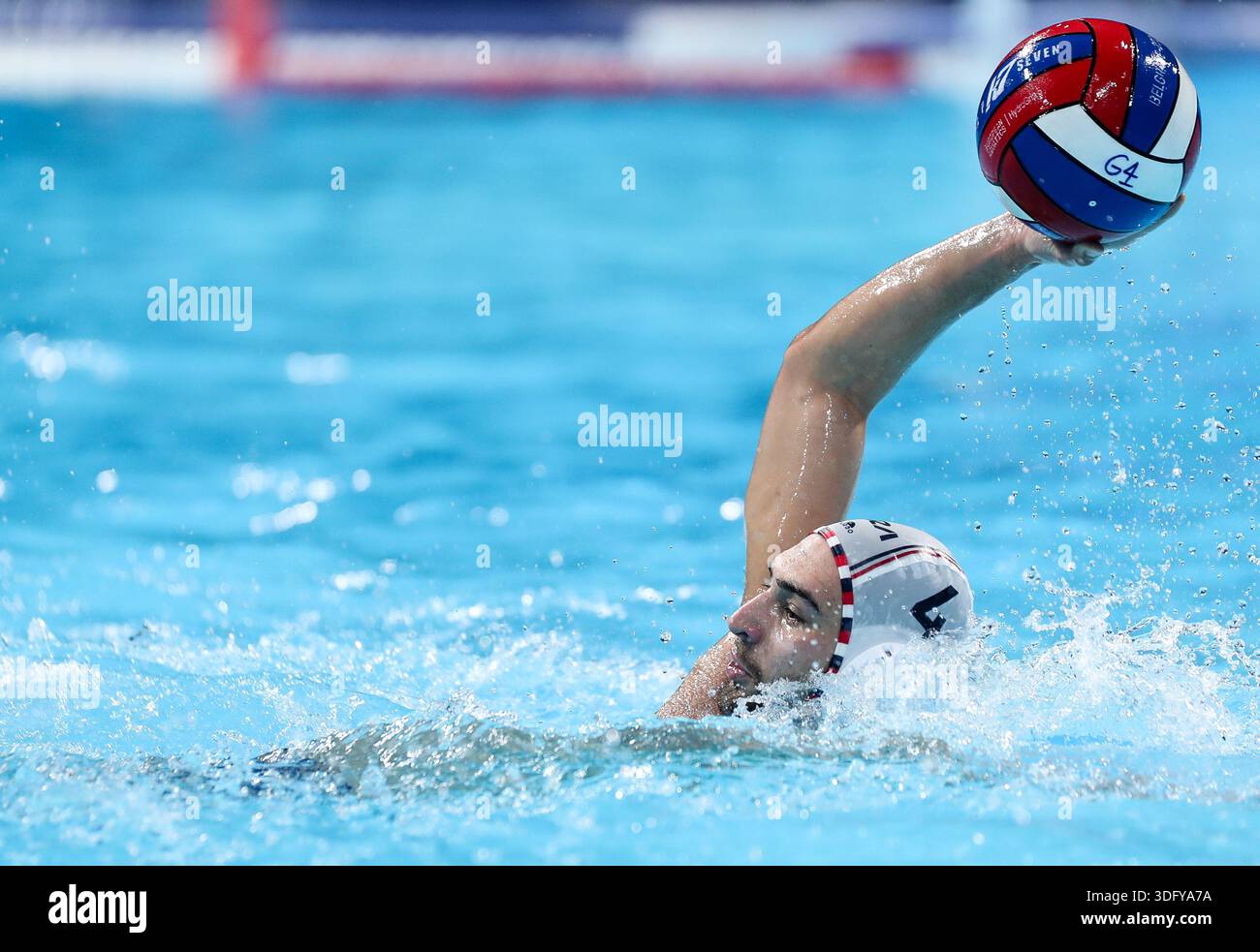 Belgrade, Serbia. 14th Jan, 2026. Alexandre Bouet of France in action ...