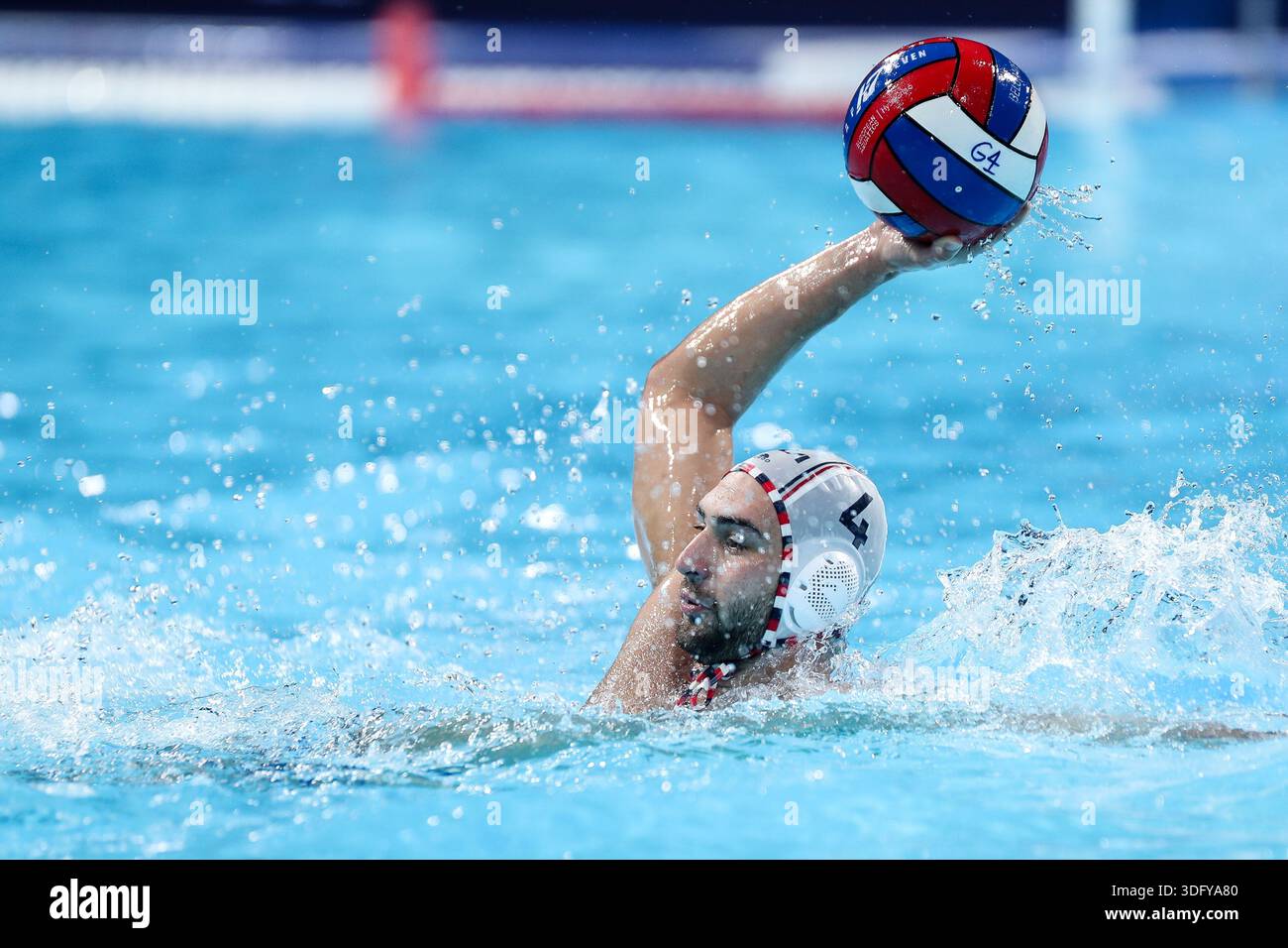 Belgrade, Serbia. 14th Jan, 2026. Alexandre Bouet of France in action ...