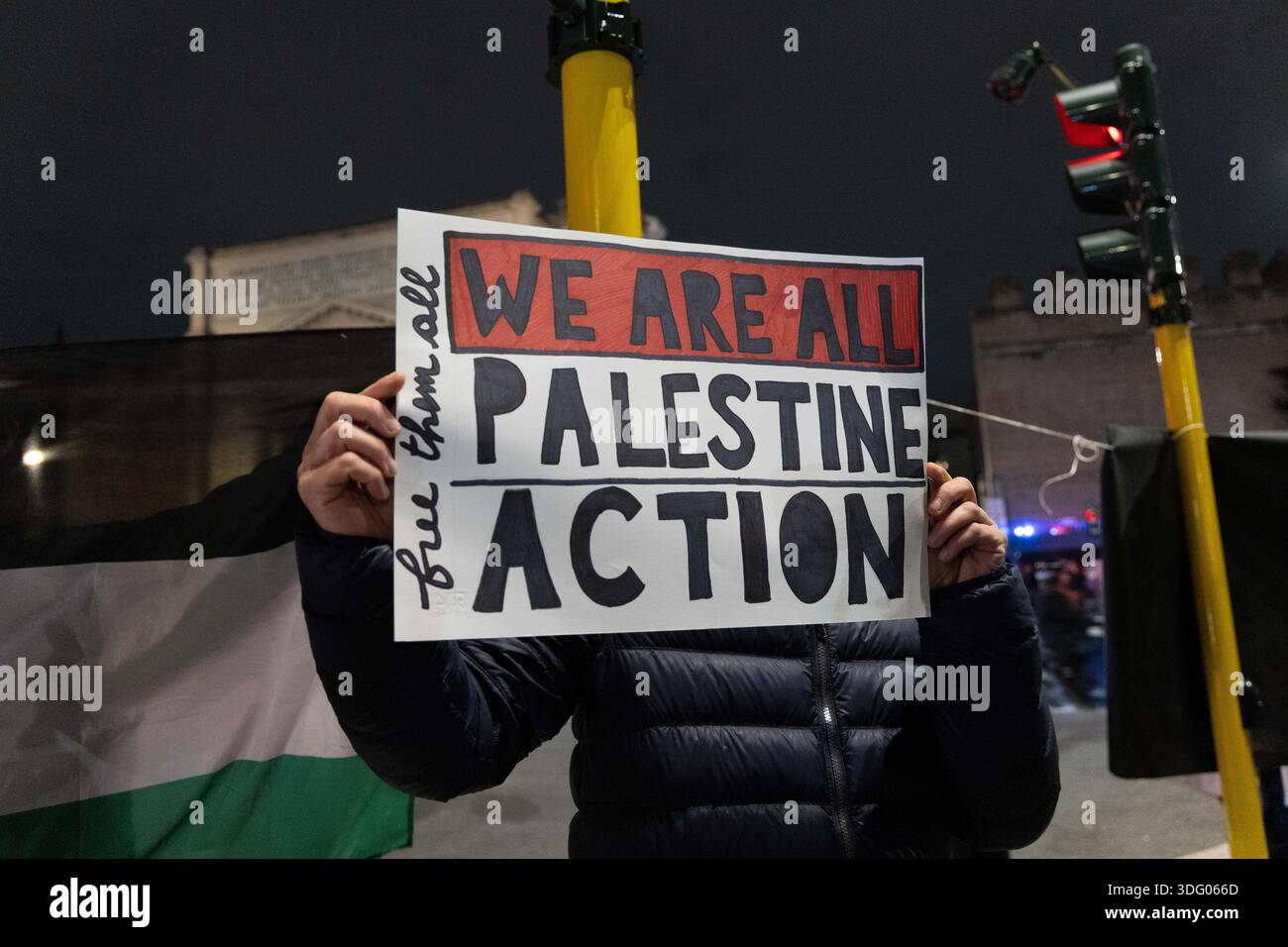 A demonstration outside the British Embassy in Rome expressed ...