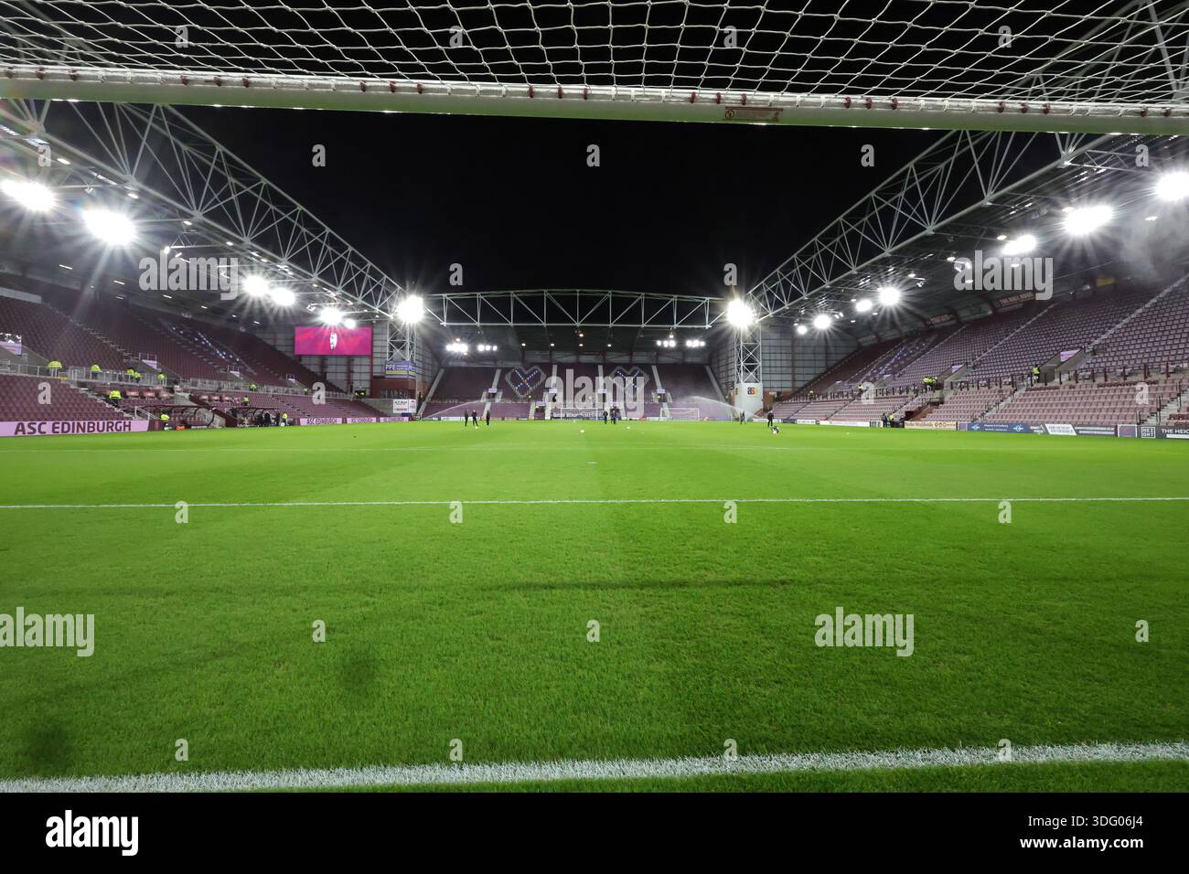 A general view from inside the stadium ahead of the William Hill ...