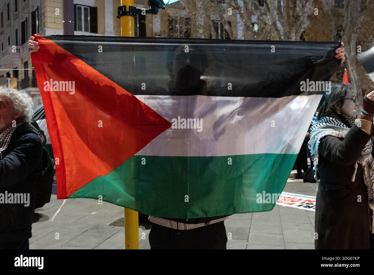 A demonstration outside the British Embassy in Rome expressed ...