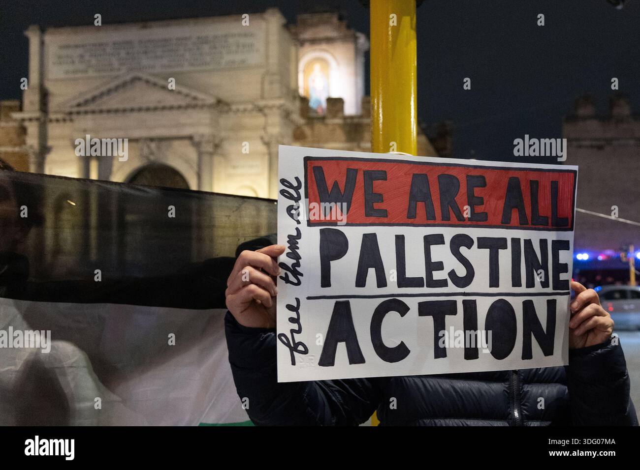 A demonstration outside the British Embassy in Rome expressed ...