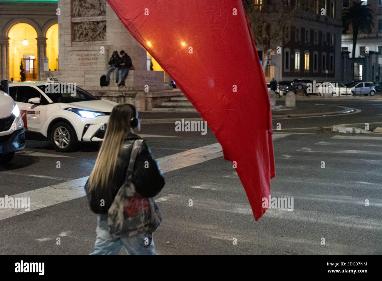 A demonstration outside the British Embassy in Rome expressed ...