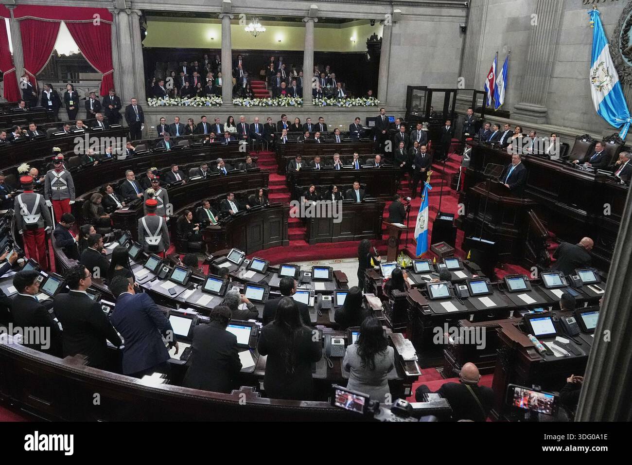 Guatemalan President Bernardo Arevalo delivers his second annual report ...
