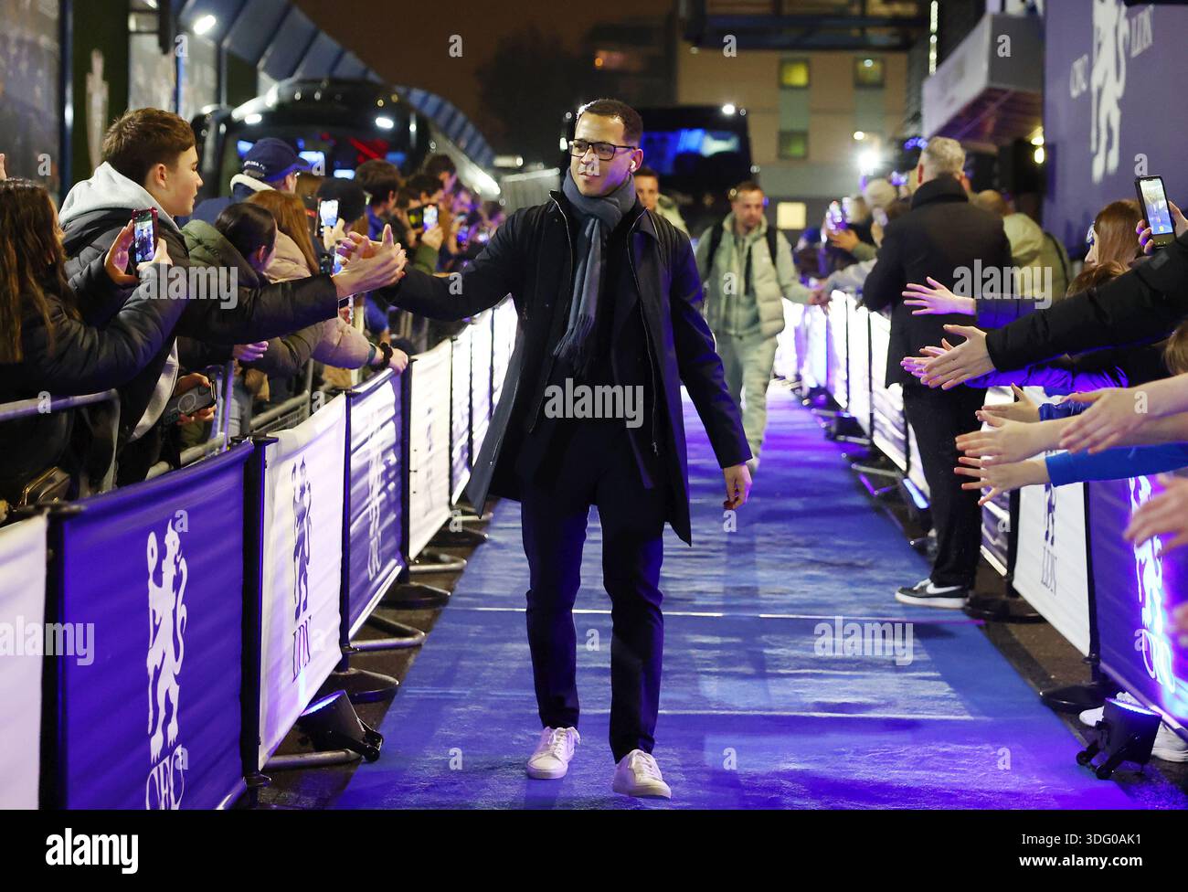 London, England, 14th January 2026. Liam Rosenior manager of Chelsea ...