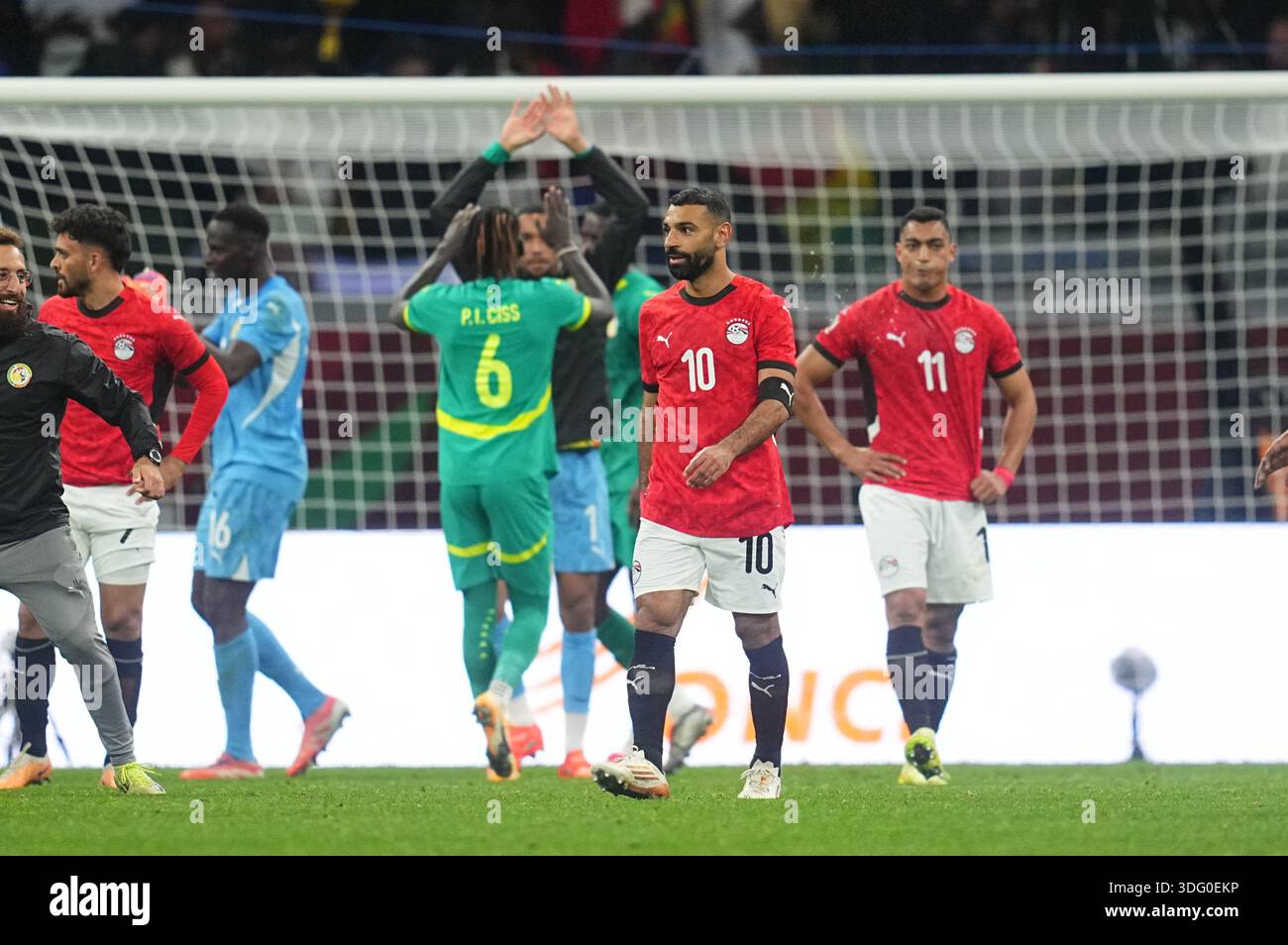 January 14 2026: Mohamed Salah Mahrous Ghaly of Egypt with post game ...