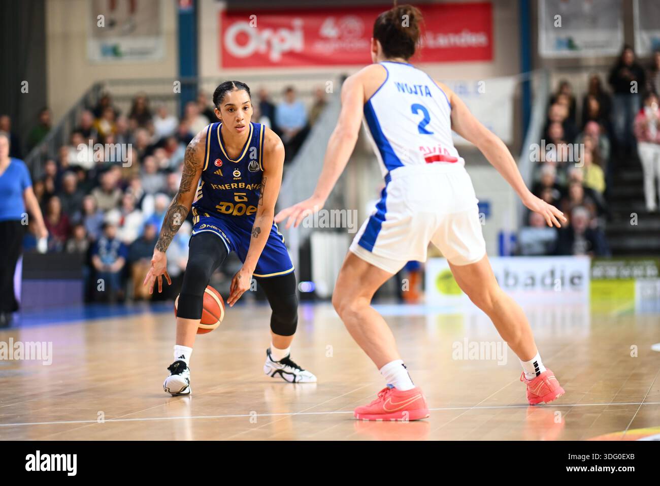 Gabby Williams of Fenerbahce during the Women's Euroleague match ...