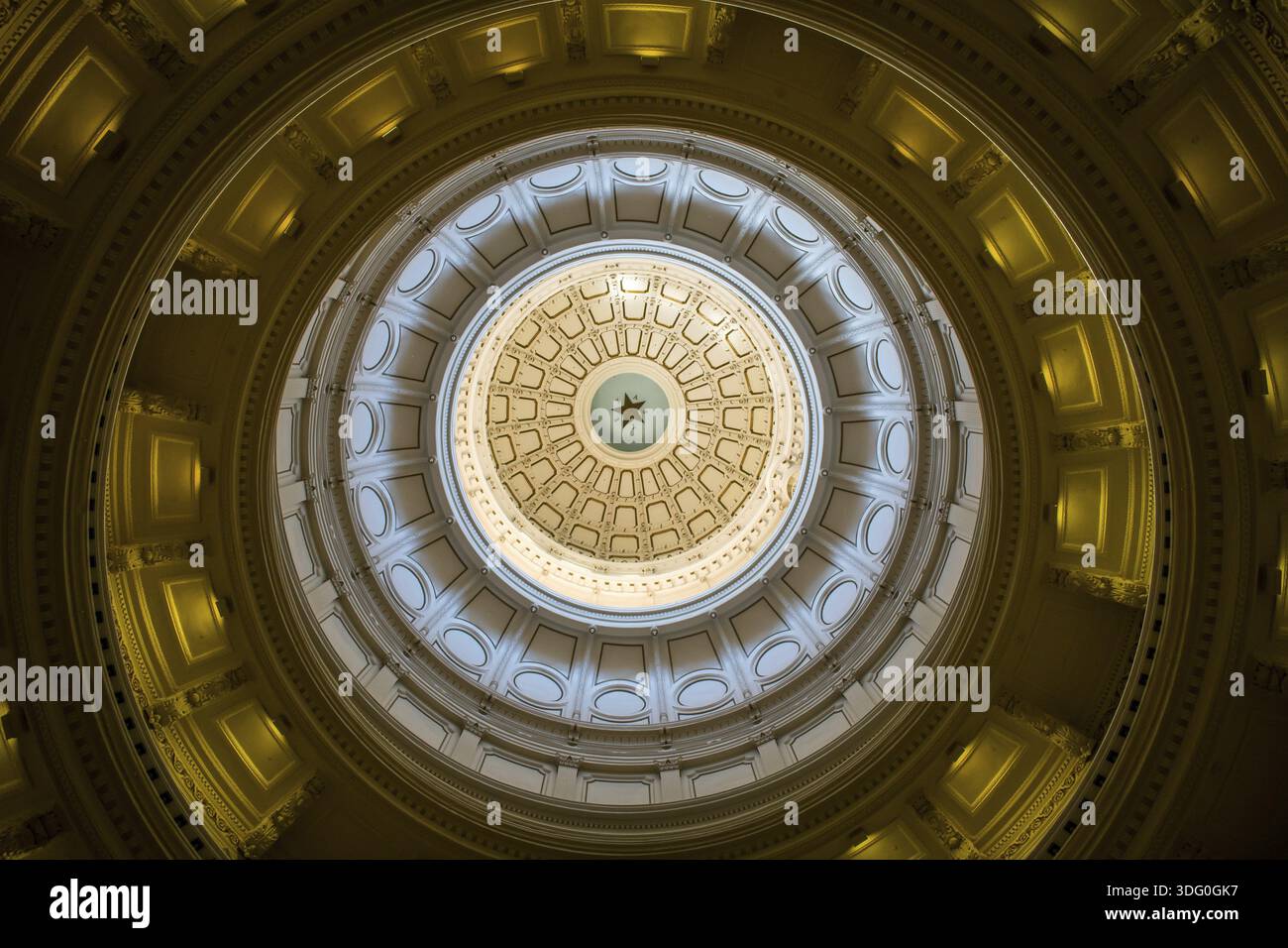 Austin, TX, USA - March 9, 2019: The large hallways of the inside ...