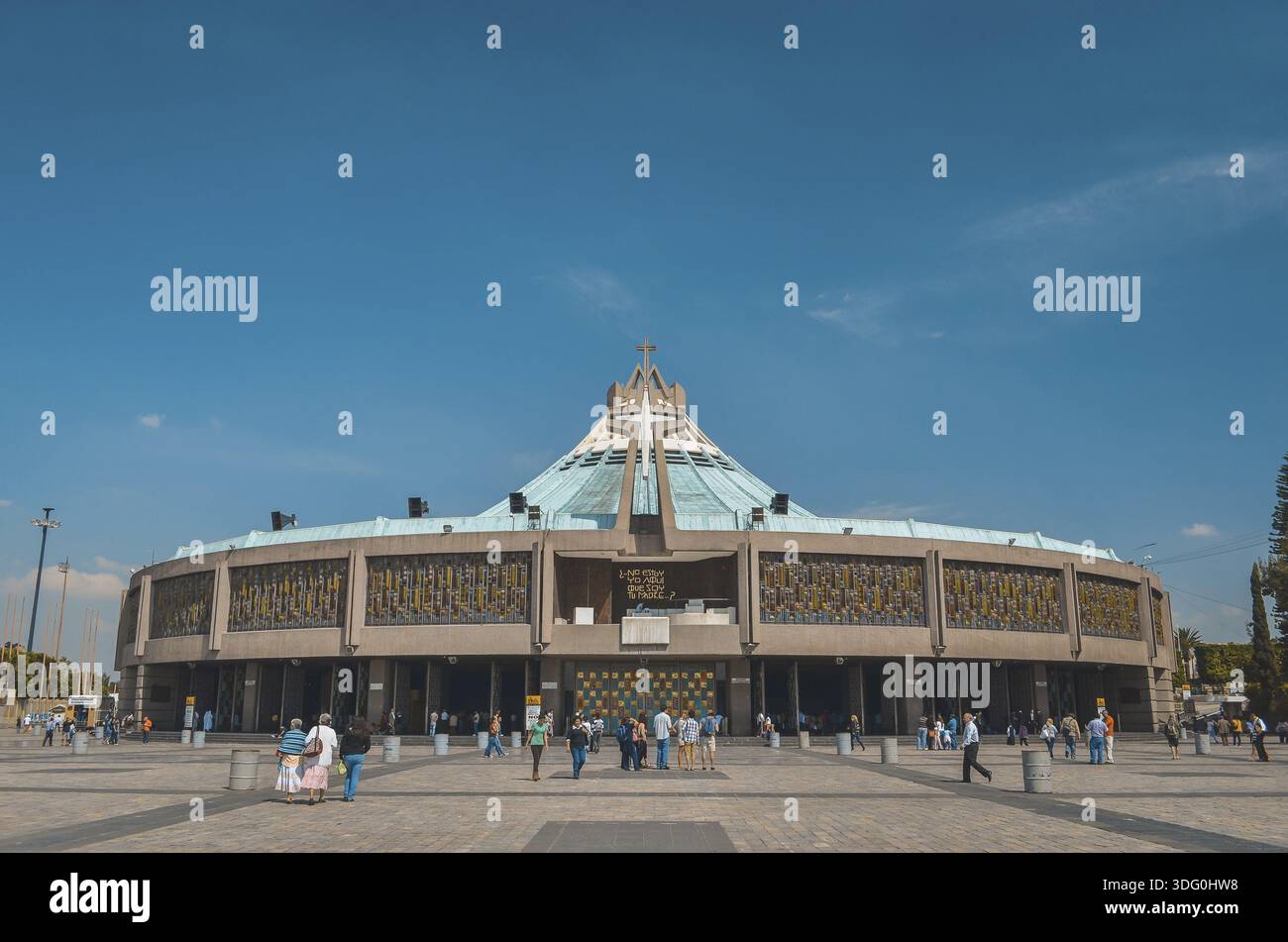 Mexico City, Mexico - June 19, 2013: Modern Basilica of Our Mary of ...