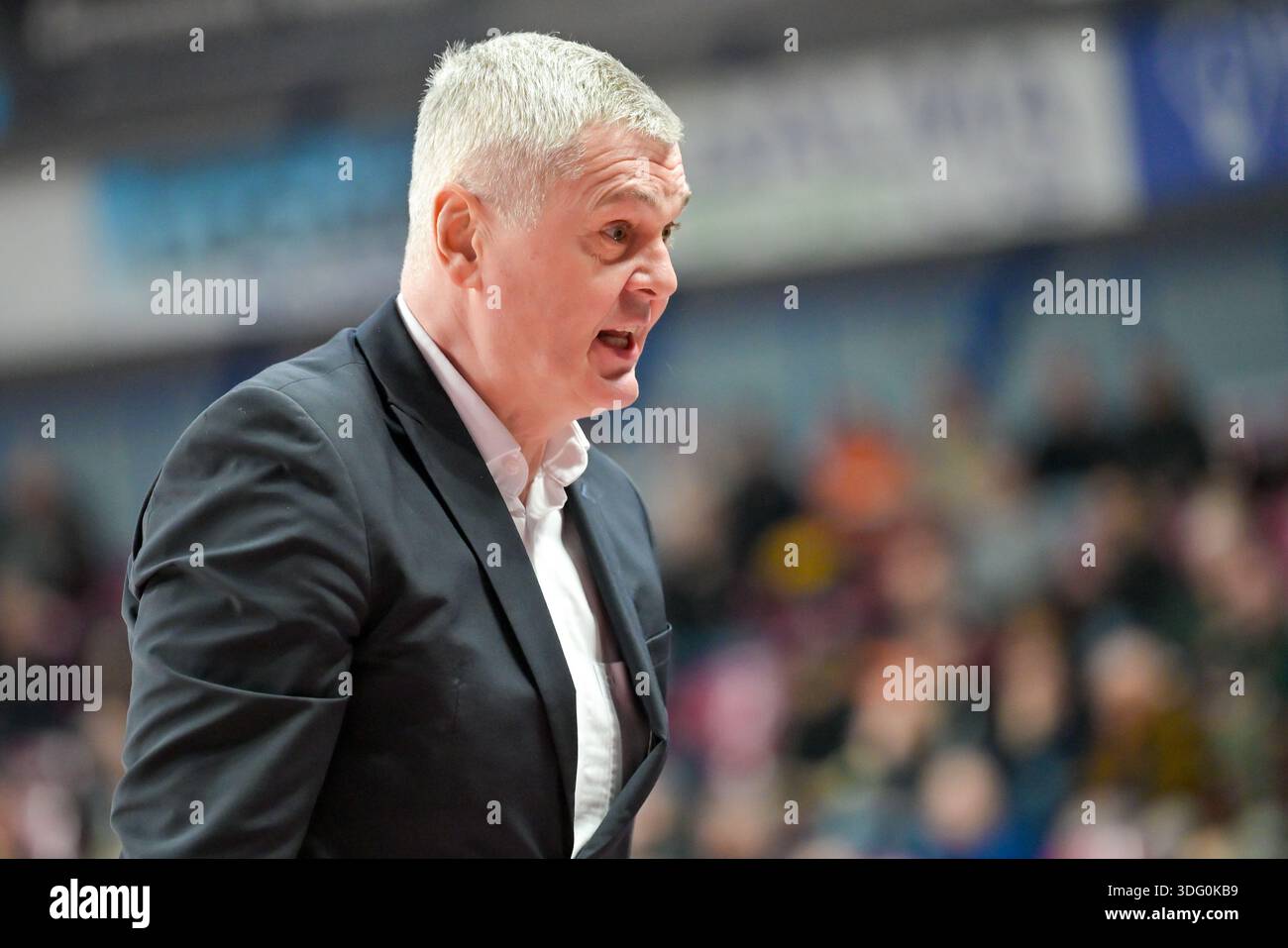 Slask Wroclan's Head Coach Ainars Bagatskis during Umana Reyer Venezia ...