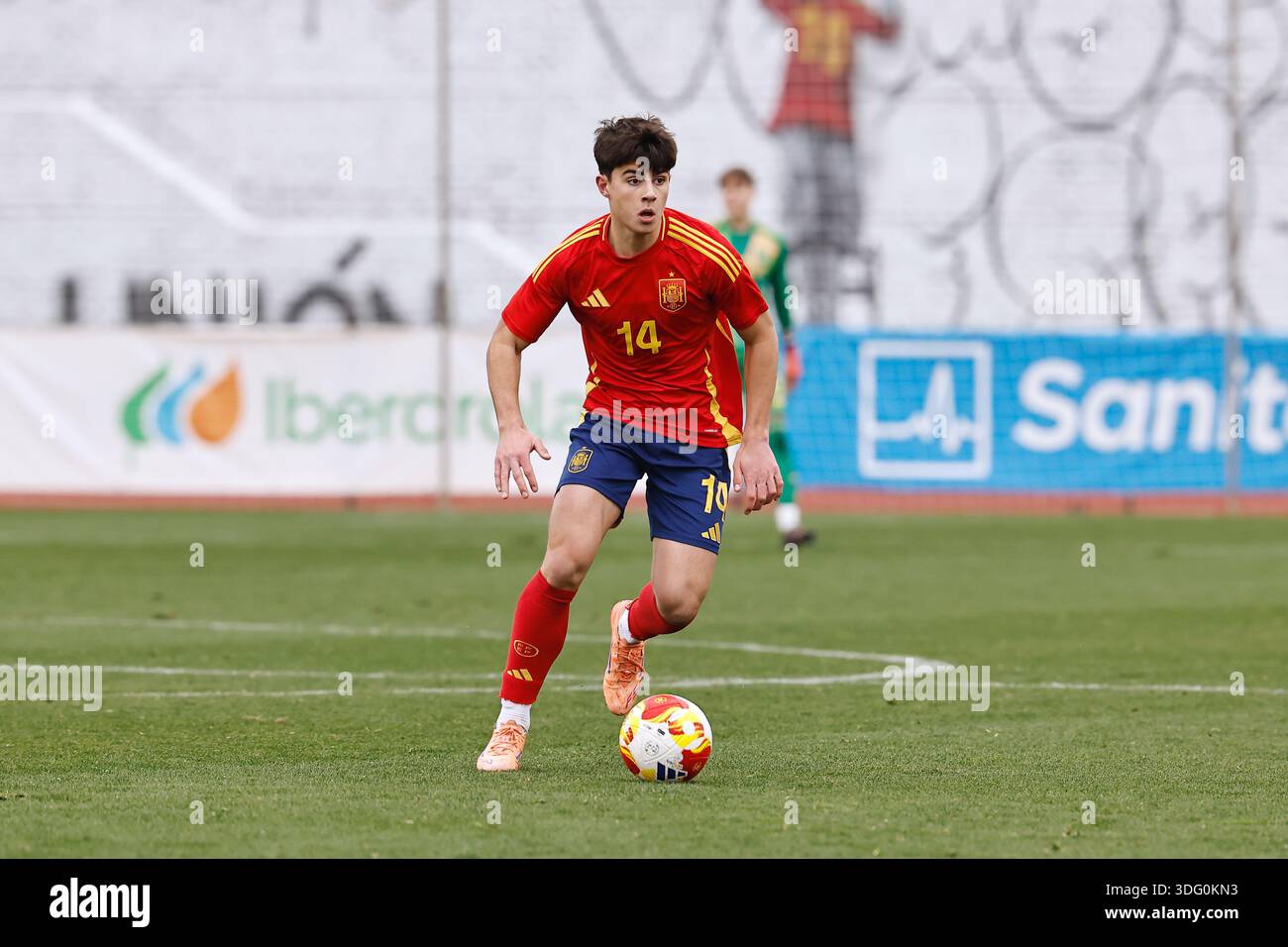 Madrid, Spain. 14th Jan, 2026. Alex Diego (ESP) Football/Soccer : Under ...