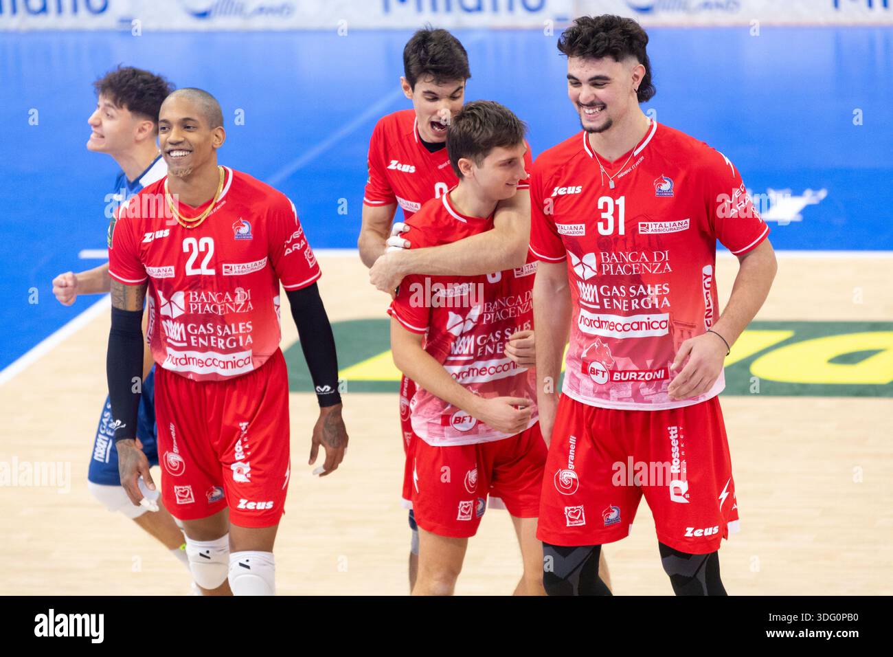 Happiness of Gas Sales Piacenza during Allianz Milano vs Gas Sales ...