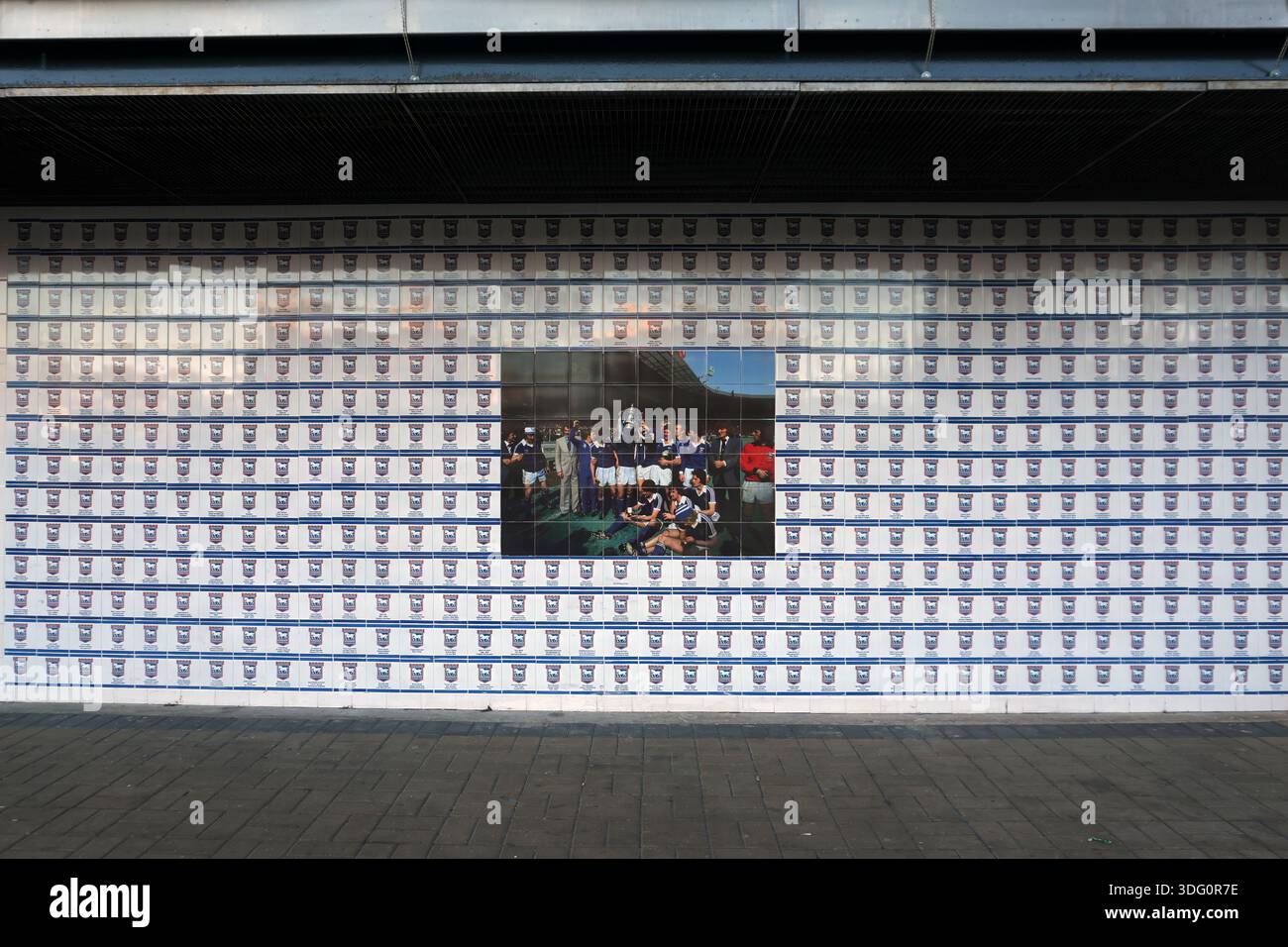 The Wall of Fame on the outside of the Sir Bobby Robson Stand, Portman ...