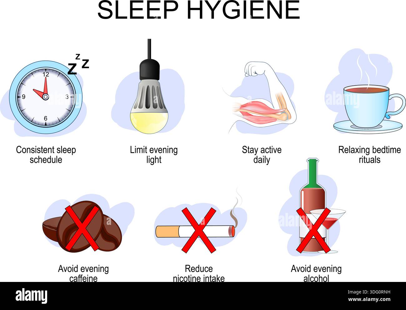 Hygiene rituals Stock Vector Images - Alamy