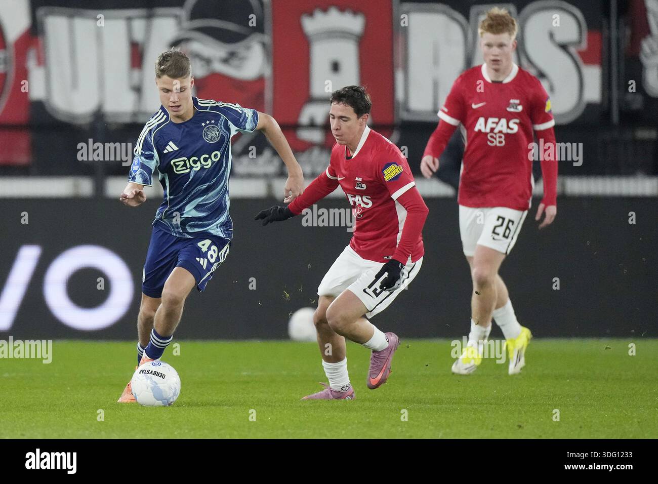 ALKMAAR , 14-01-2026 , AFAS stadium , season 2025 / 2026 , Dutch KNVB ...