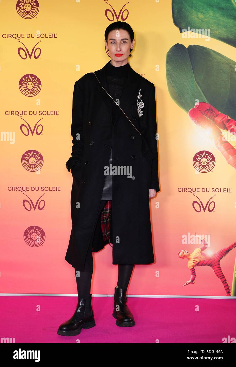 Erin O'Connor attending the premiere of Cirque du Soleil's OVO at the ...