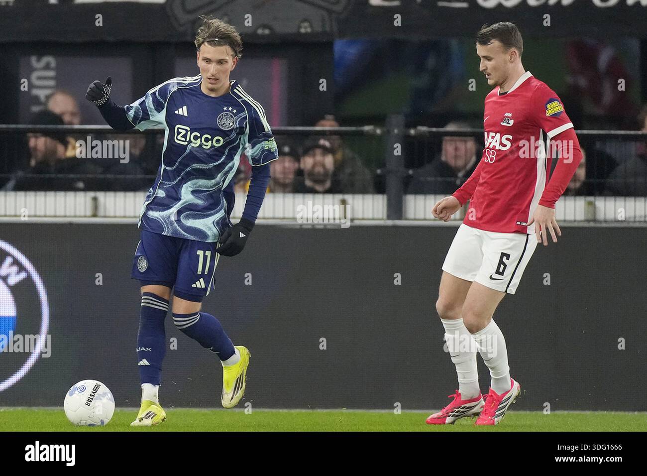 ALKMAAR , 14-01-2026 , AFAS stadium , season 2025 / 2026 , Dutch KNVB ...