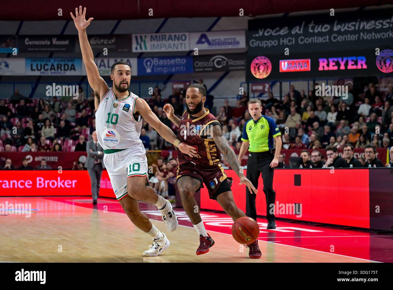 Venice, Italy. 14th Jan, 2026. Reyer's Rj Cole portrait in action ...