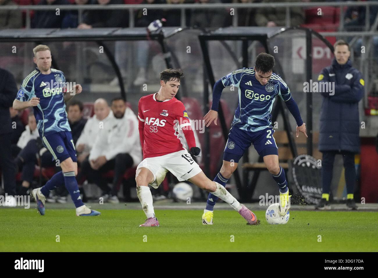 ALKMAAR , 14-01-2026 , AFAS stadium , season 2025 / 2026 , Dutch KNVB ...