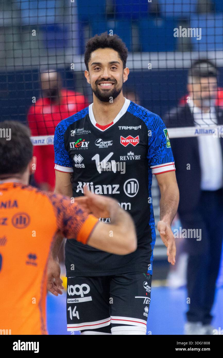 KRELING Fernando, Allianz Milano during Allianz Milano vs Gas Sales ...