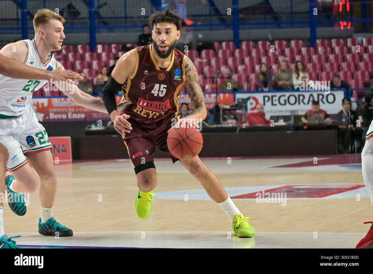 Reyer's Denzel Valentine portrait in action during Umana Reyer Venezia ...