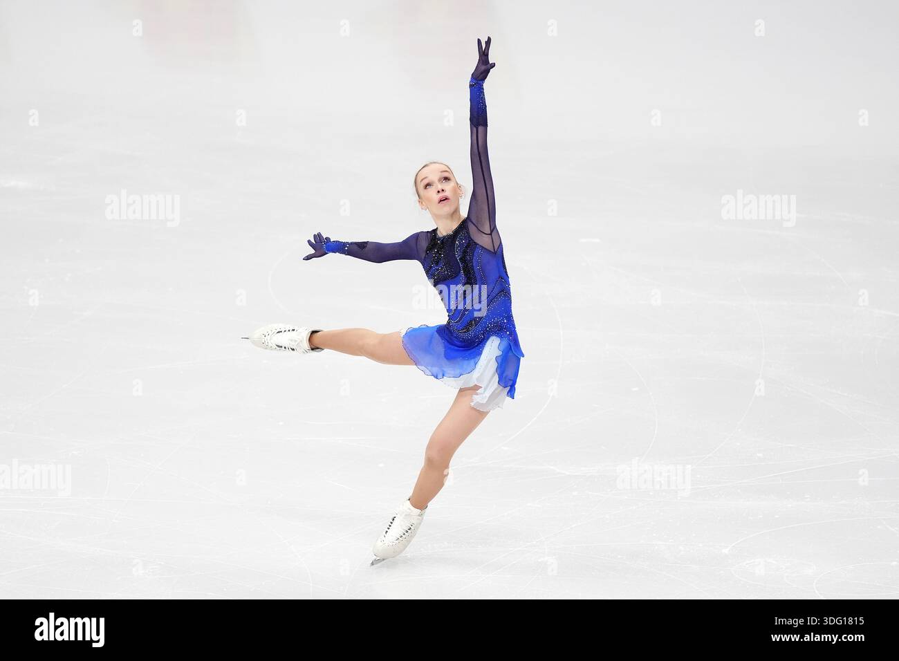 Israel's Mariia Seniuk during the Women's Short Program on day one of ...