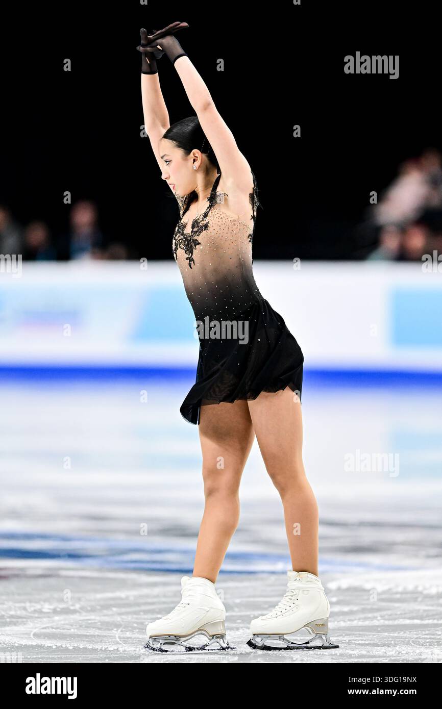 Ariadna GUPTA ESPADA (ESP), during Women Short Program, at the ISU ...