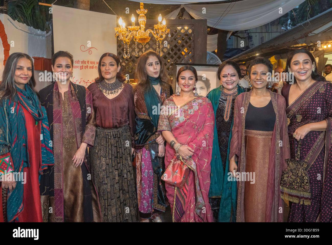 MUMBAI, INDIA - JANUARY 14: Actress Shabana Azmi, Dia Mirza, Urmila ...