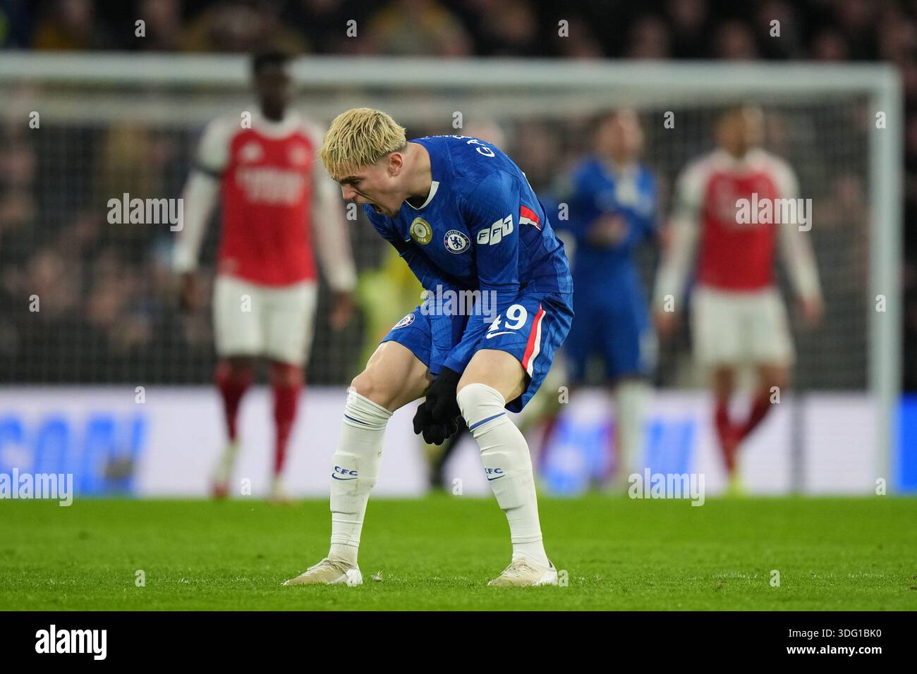 Chelsea's Alejandro Garnacho celebrates after scoring his side's first ...