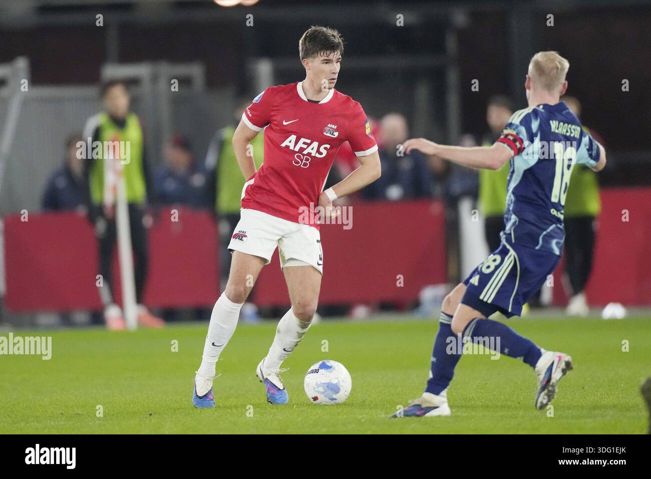 ALKMAAR , 14-01-2026 , AFAS stadium , season 2025 / 2026 , Dutch KNVB ...