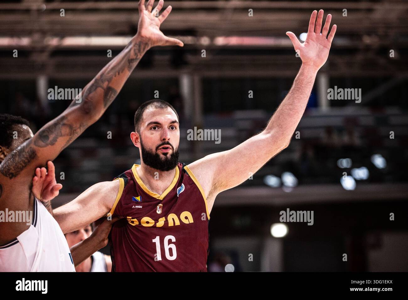 Dako Salic (KK Bosna) during Pallacanestro Reggiana vs KK Bosna BH ...