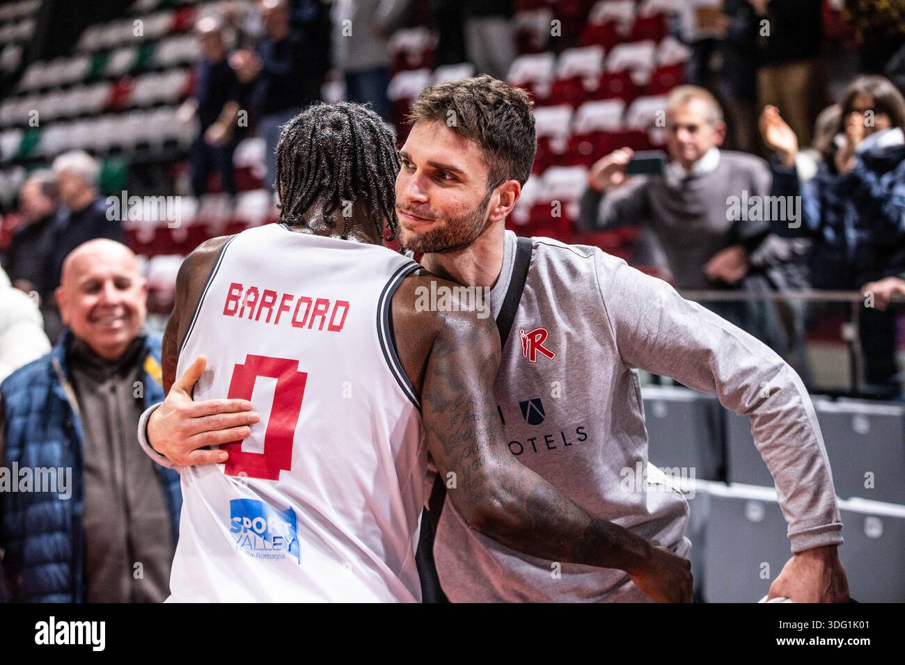 Riccardo Rossato (Unahotels Reggio Emilia) during Pallacanestro ...