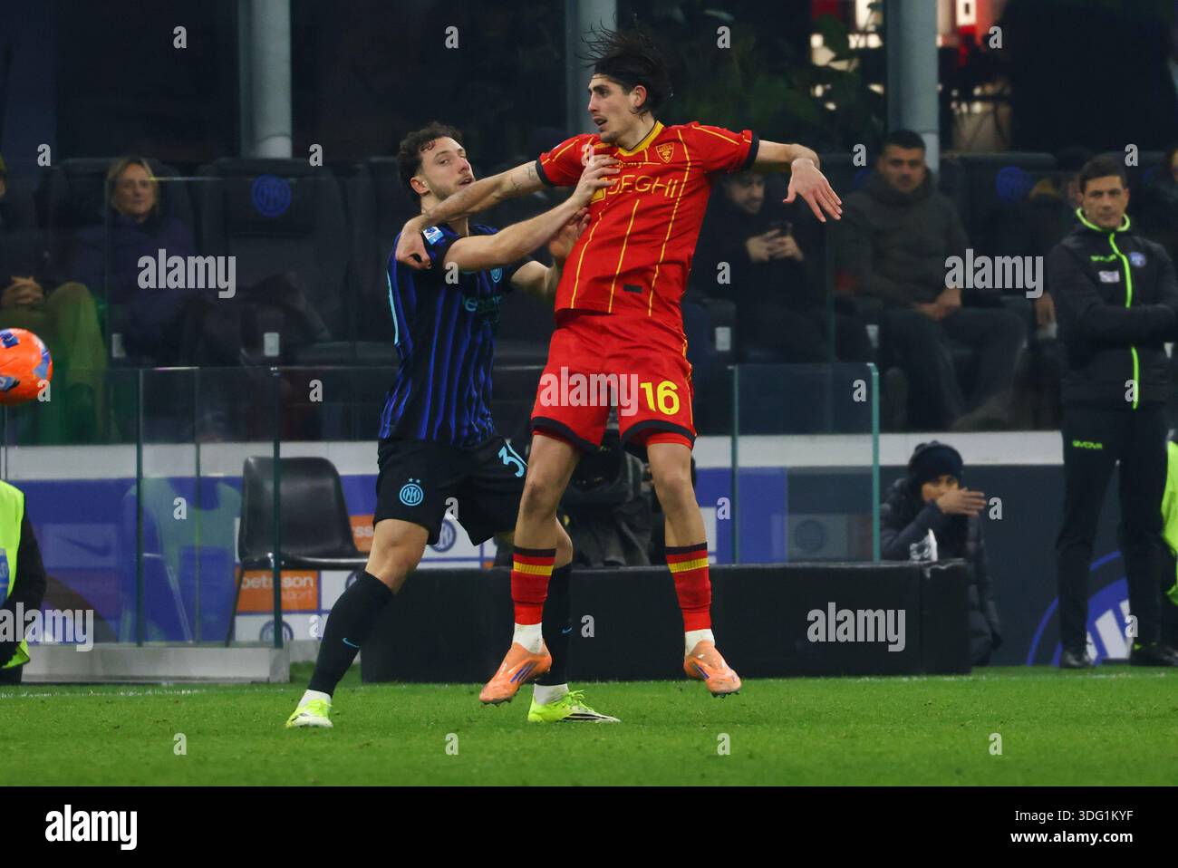 Milano, Italy, January 14 2026. Omri Gandelman, Carlos Augusto in ...