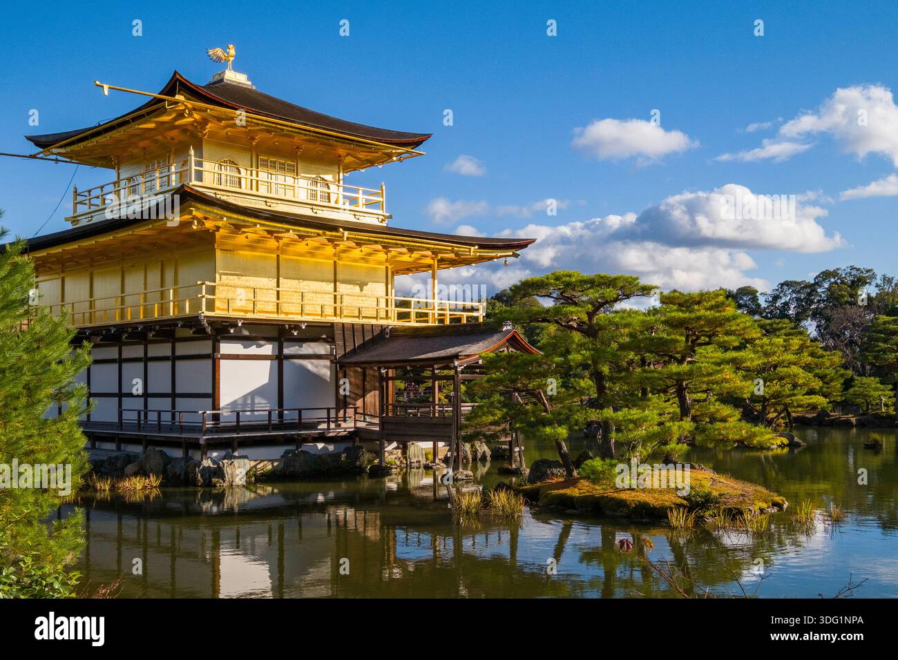 Kinkaku-ji, also known as the Golden Pavilion, is a Zen Buddhist temple ...