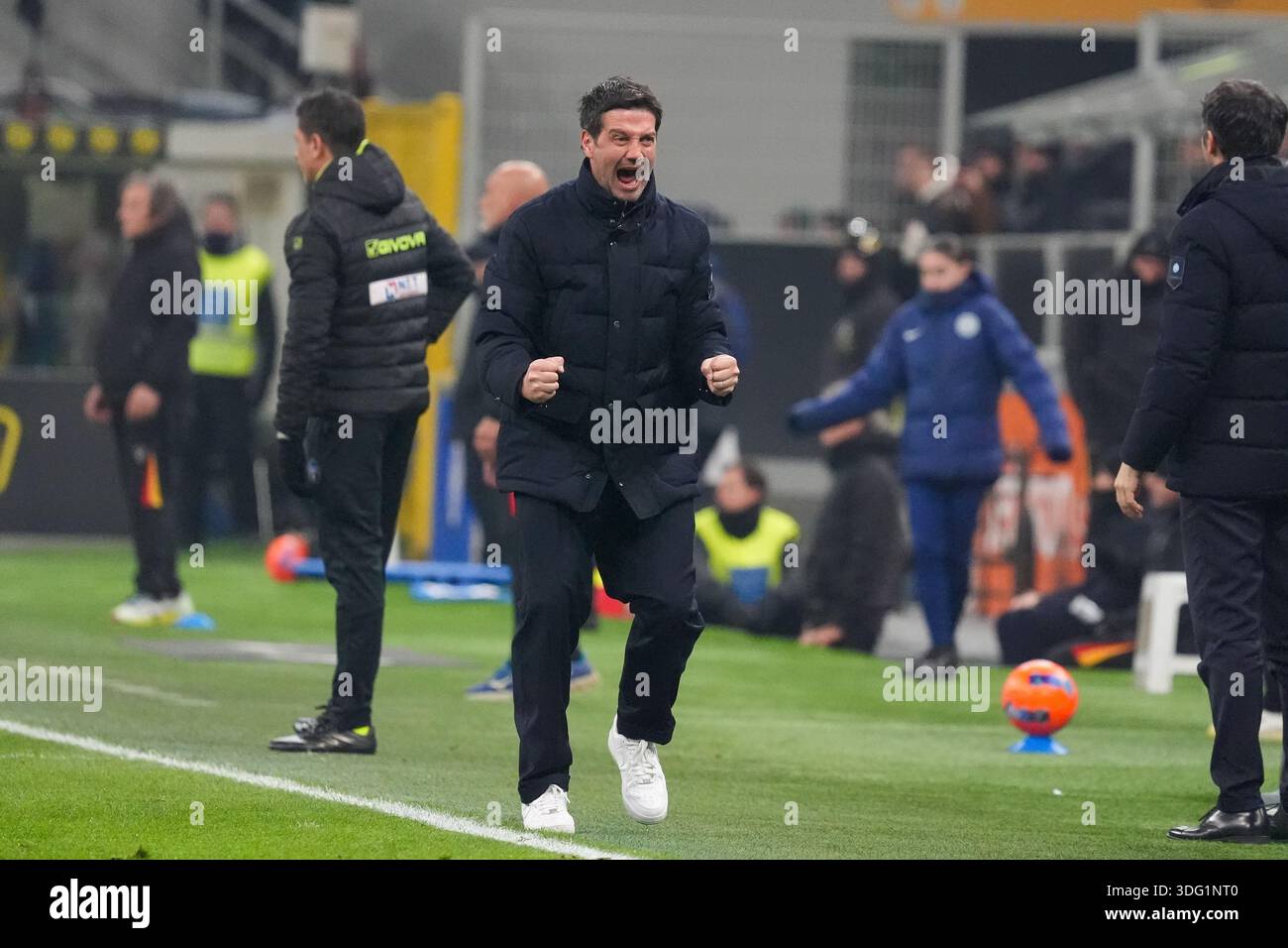 Milan, Italy. 14/01/2026. Cristian Chivu head coach of FC Inter, during ...