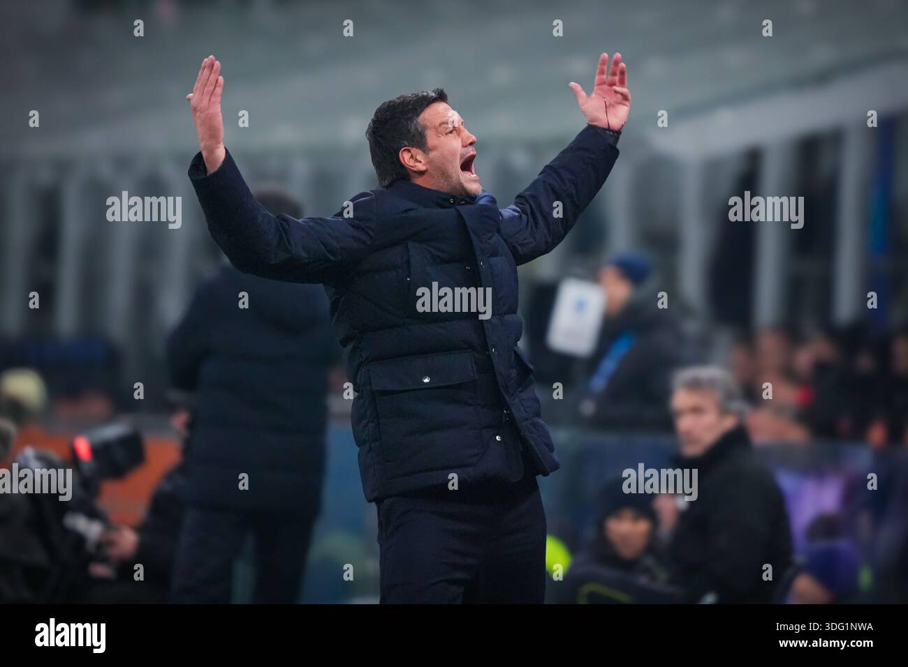 Milan, Italy. 14/01/2026. Cristian Chivu head coach of FC Inter, during ...
