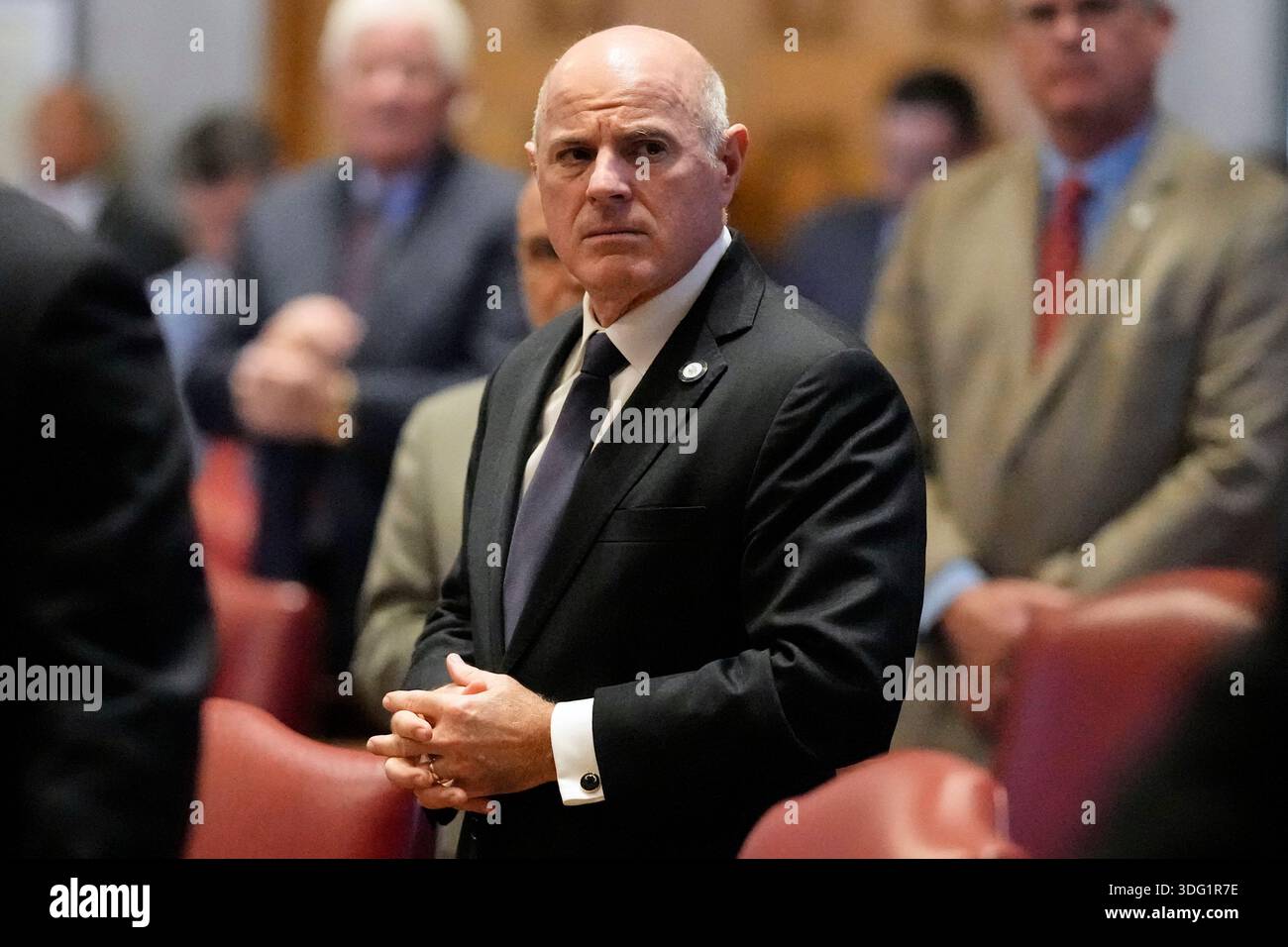 Rep. Gino Bulso, R-Brentwood, stands on the House floor during a ...