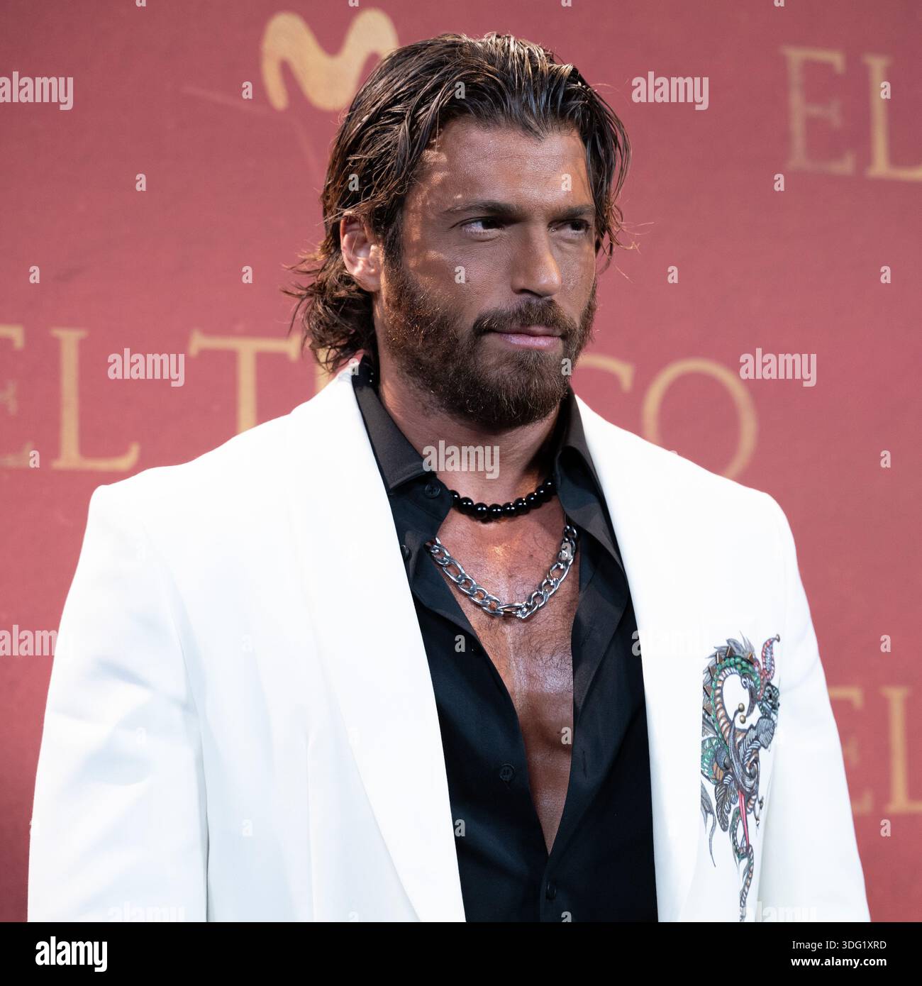 Turkish actor Can Yaman during the presentation of his new TV series ...