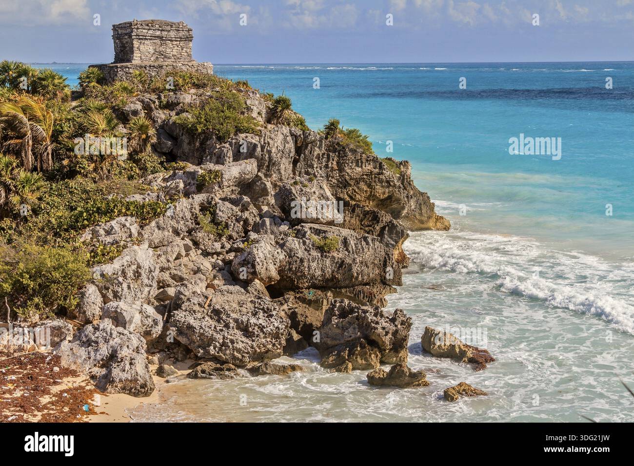 God of Winds Temple Tullum Mexico Stock Photo - Alamy